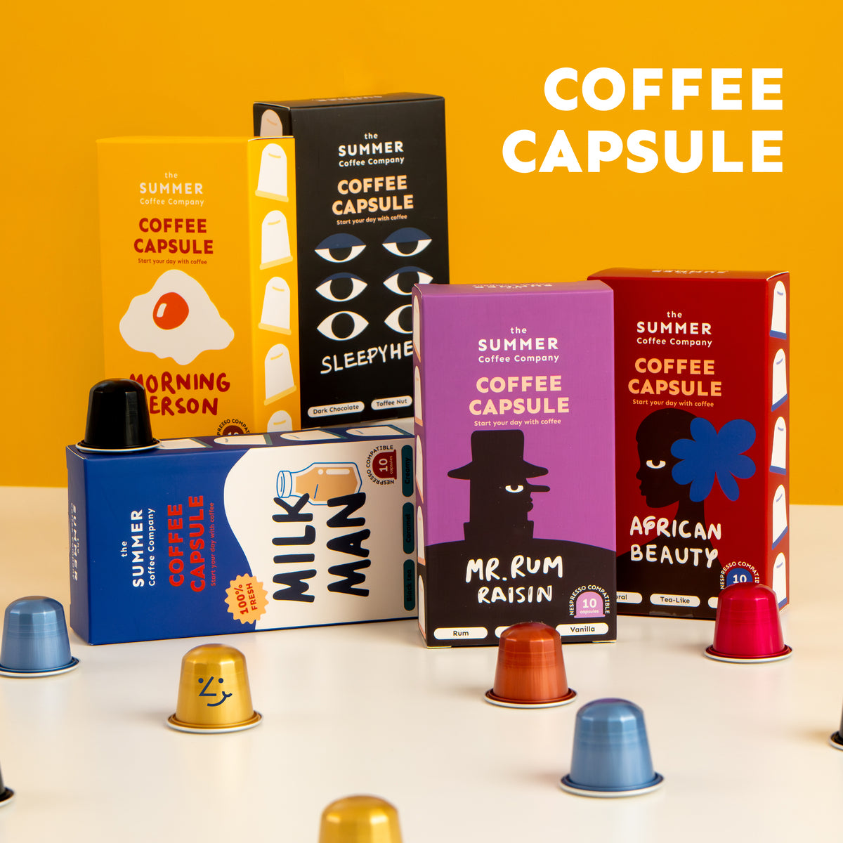 Coffee Capsule กาแฟแคปซูล ระบบ Nespresso I The Summer Coffee Company