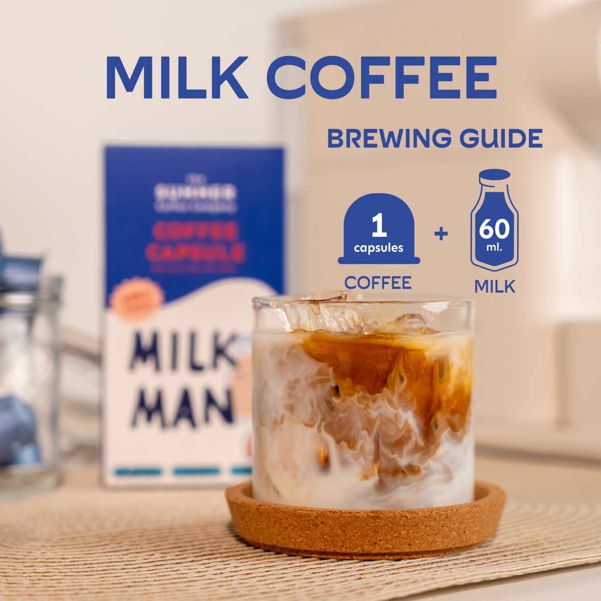 Capsule Milk Coffee Set เซตกาแฟแคปซูล ระบบ Nespresso I The Summer Coff ...