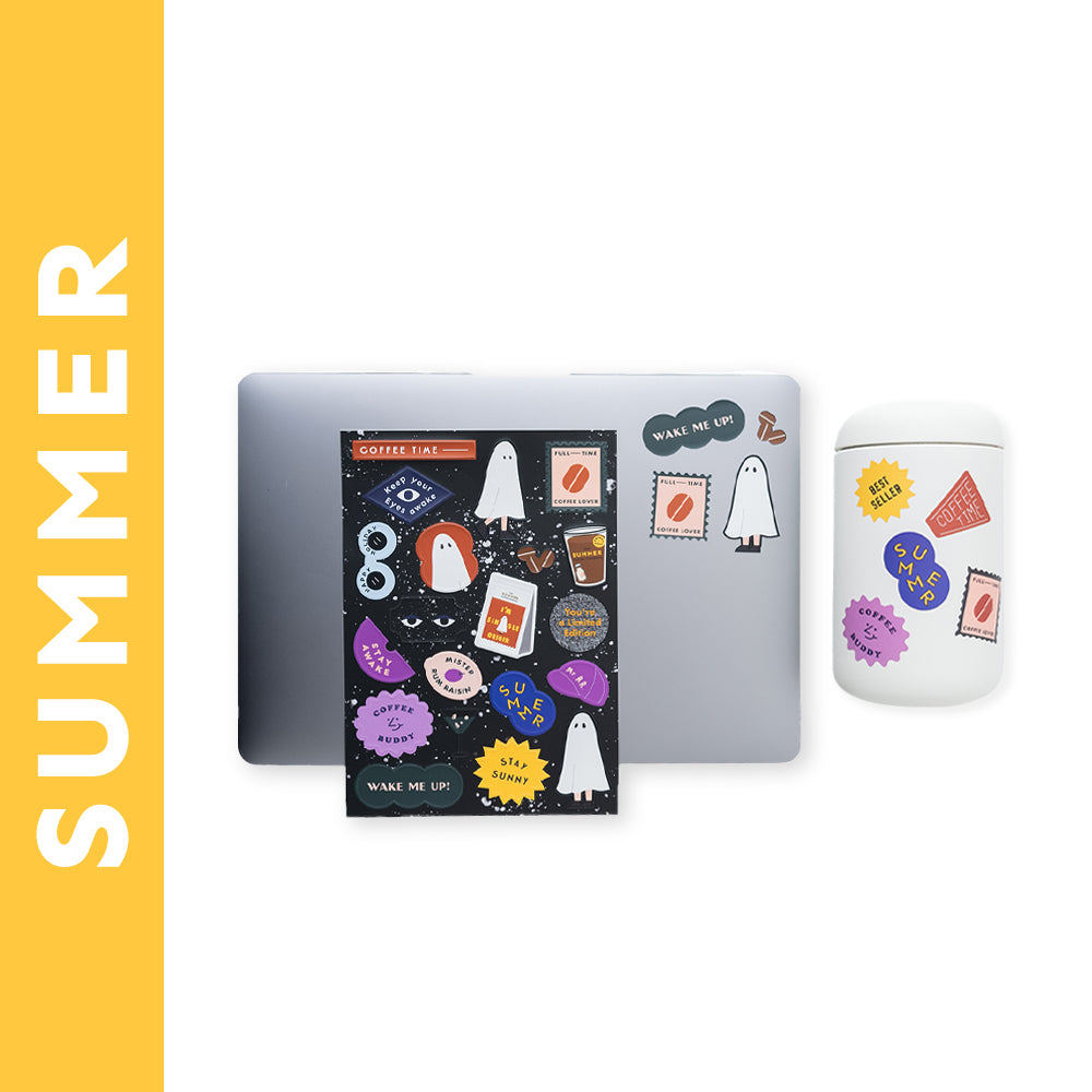 SUMMER STICKER SET – The Summer Coffee Company